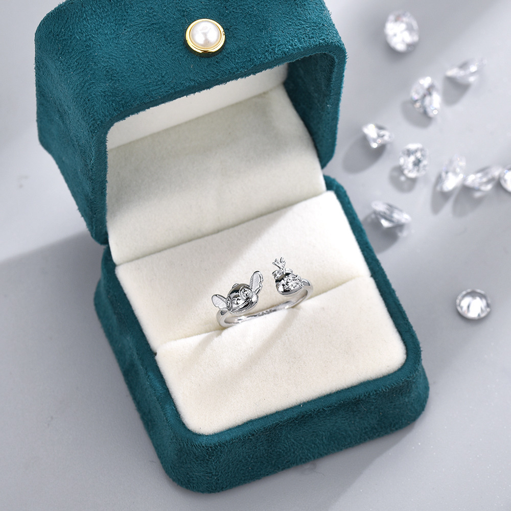 New Original Ring Cute Pattern Animation Protagonist Seiko Opening ...