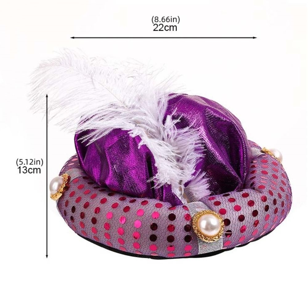 Costume Accessory Head Wraps Indian Cap Performance Props Fancy Dress ...