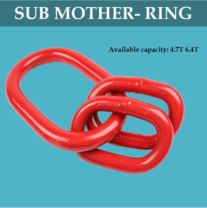 Mago Lifting Machinery Iii 47t 64t Sub Mother Ring G80 Lifting Sling Master Link Assembly For