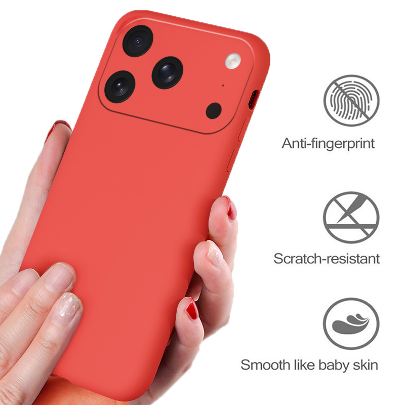 For iPhone 17 Pro Case Soft Silicone Liquid Lens Protection Slim For ...