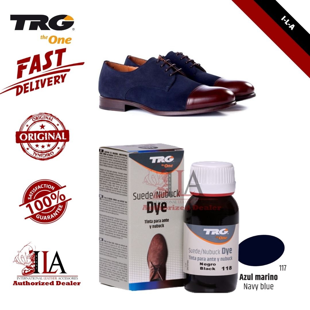 TRG The One Suede/Nubuck Dye (Leather Dye), 50ml Jar Free Brush Made in ...