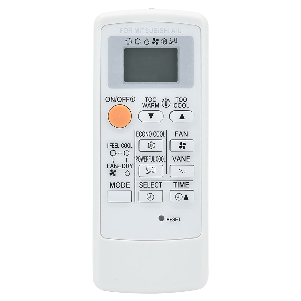 Remote control for Mitsubishi Electric, Mitsubishi Electric, silver screen model, code MH ...