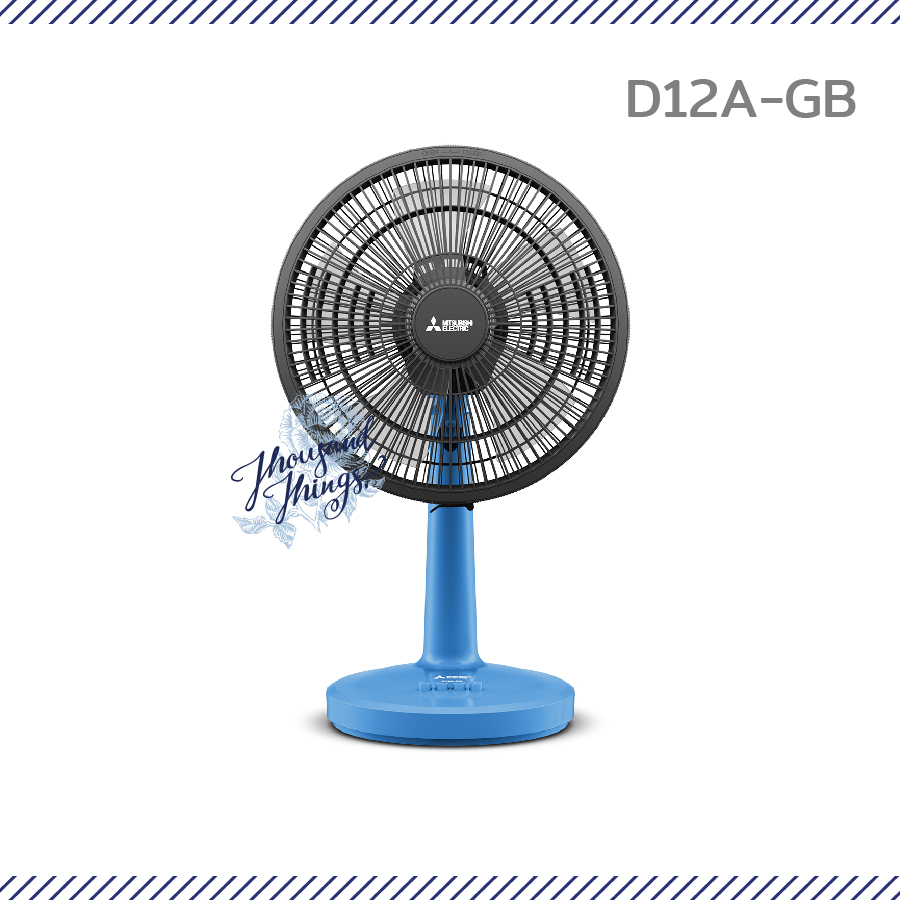 MITSUBISHI พัดลมตั้งโต๊ะ D12A-GB ใบพัด12นิ้ว รุ่นใหม่ล่าสุด2022 ...