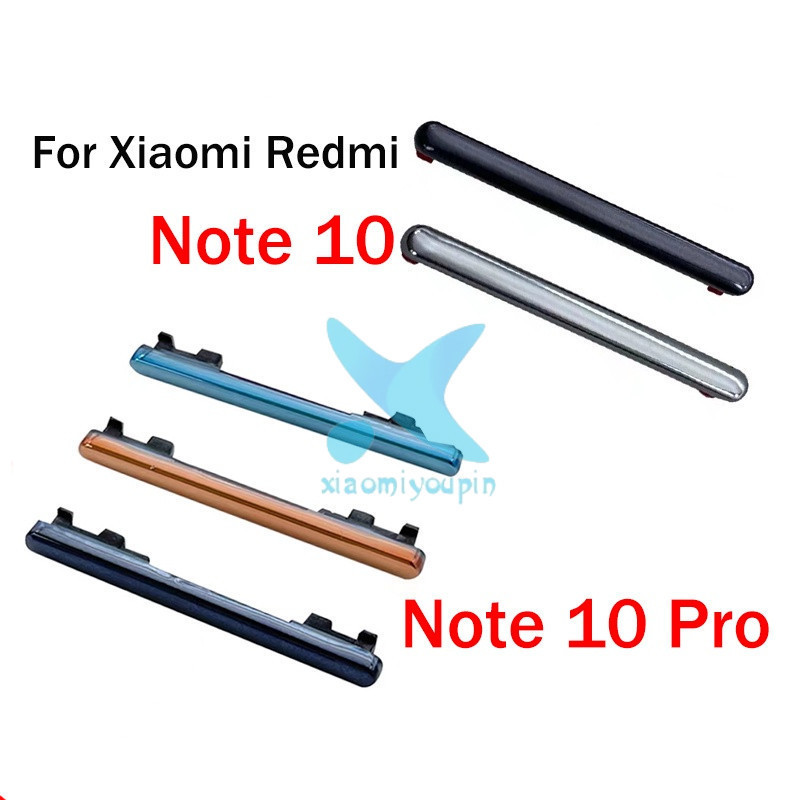 New For Xiaomi Redmi Note 10 /Note 10 Pro Power Volume Button Housing ...