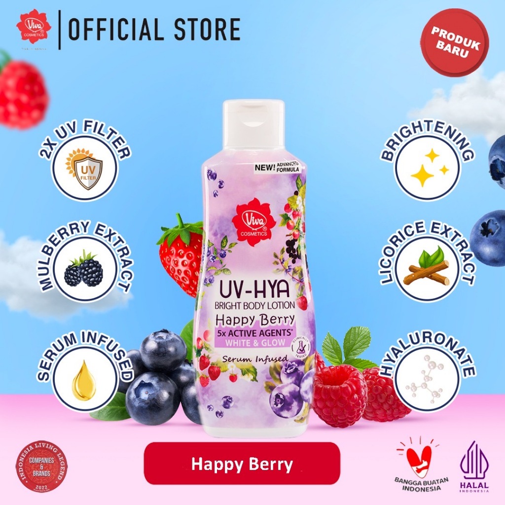 Viva UV-Hya Bright Body Lotion with HYALURONIC ACID, SERUM INFUSED, UV FILTER & LICORICE ...