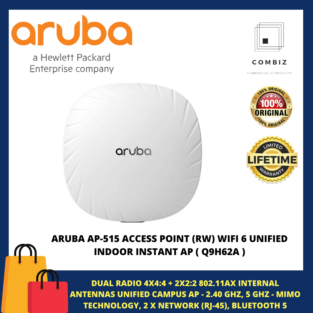 Aruba AP-515 AP515 Access Point (RW) Wifi 6 Unified Indoor Instant AP ...