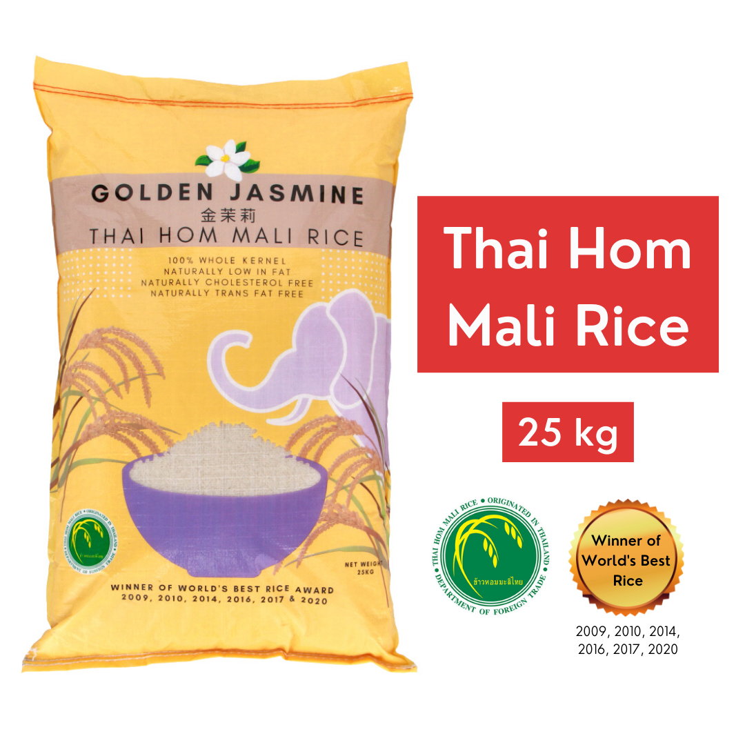 Golden Jasmine Thai Hom Mali Rice 25kg | Lazada Singapore