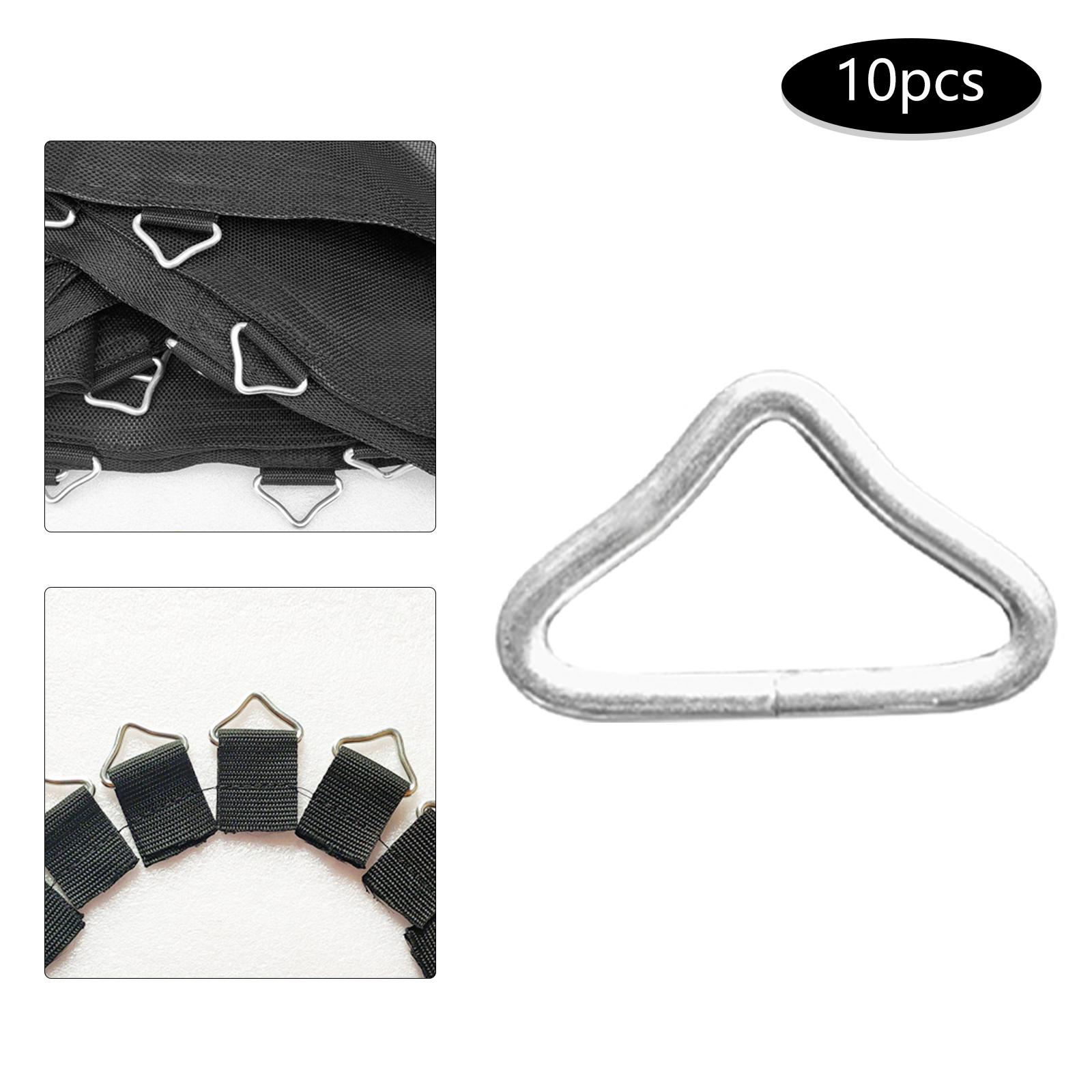 Tasico 10Pcs Triangle Buckle Spring Buckles with Webbings for Kids ...