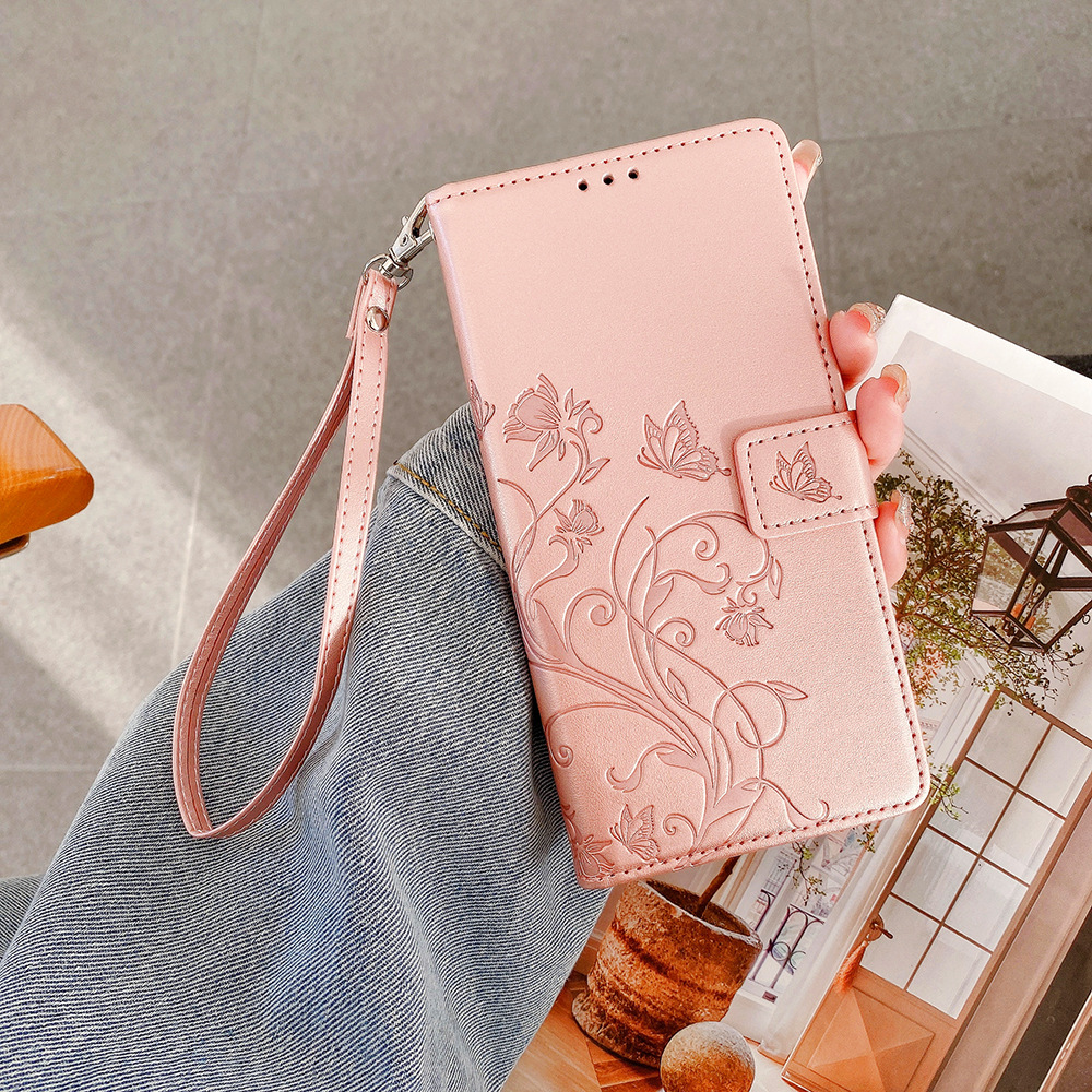 Huawei Honor X9C 5G Phone Case,Butterfly Flower PU Leather Purse Wrist ...