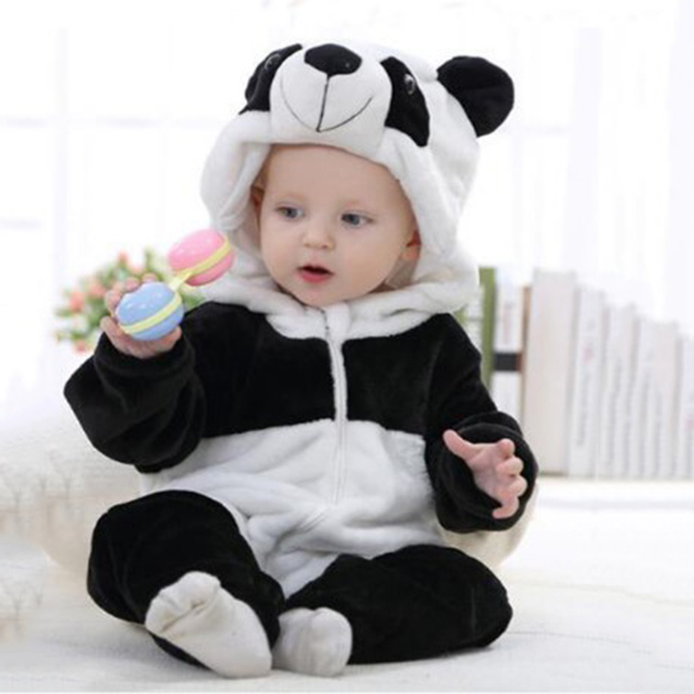【Wildfolk Studio】Baby Boy Girl Cute Panda Costume Newborn Infant Toddler Jumpsuit Romper Warm ...