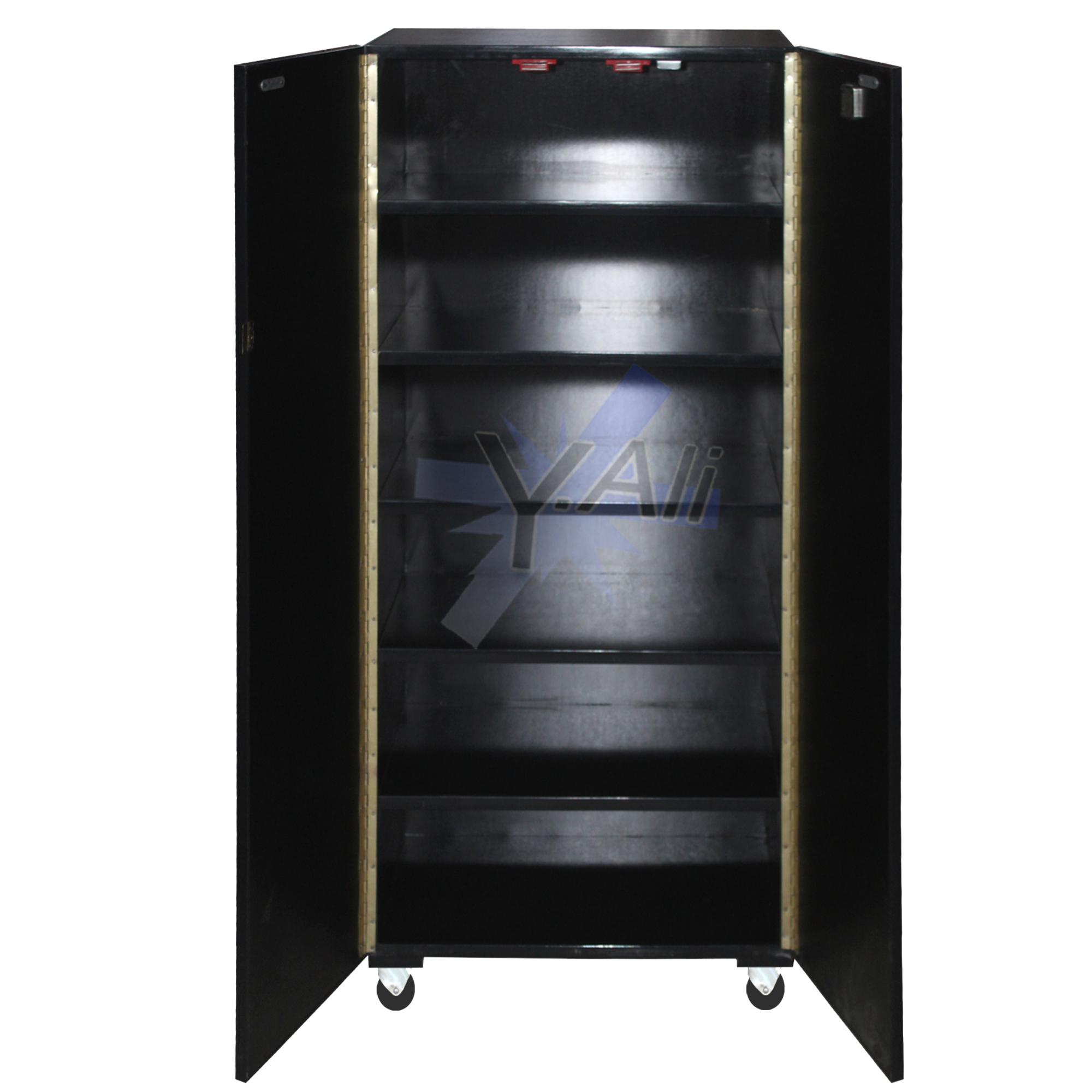 5x2 Feet Two door six Shelf Wooden sheet Cupboard -Black | Daraz.pk