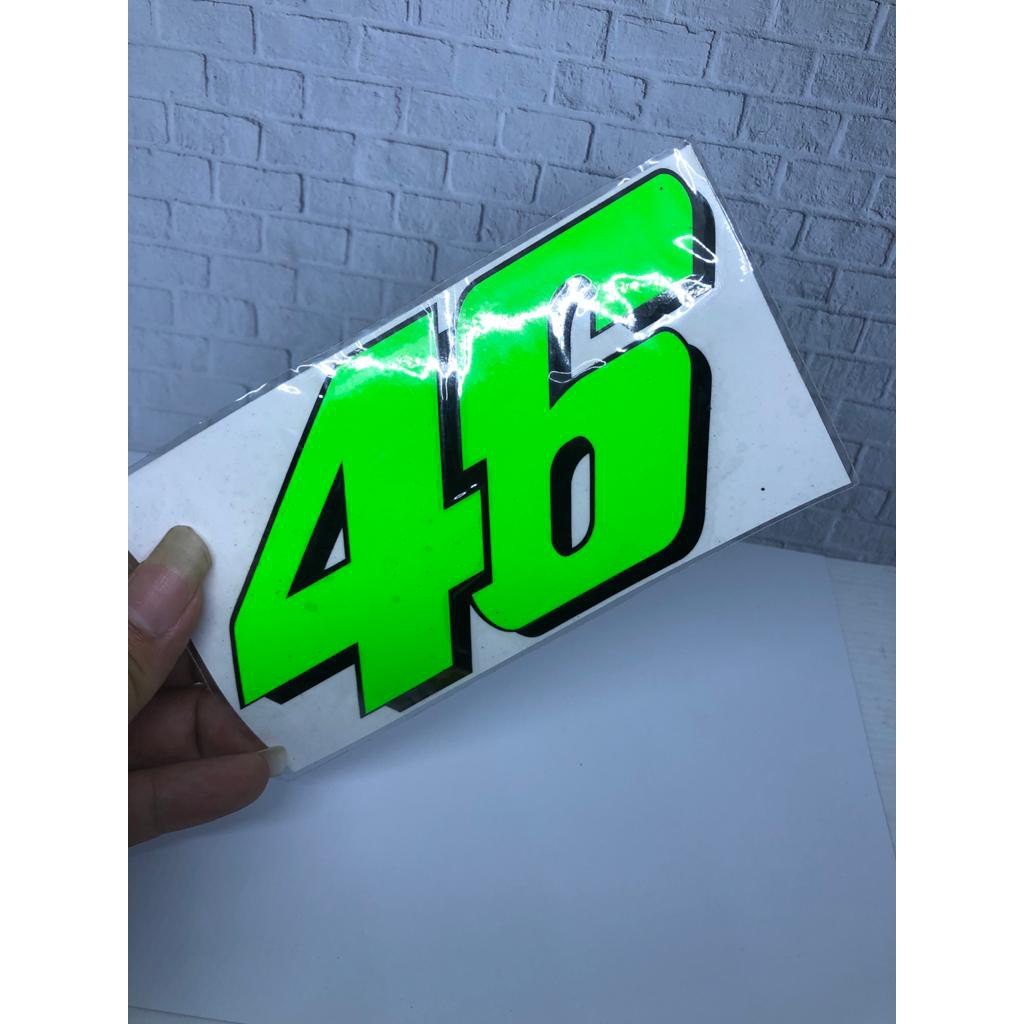 stiker nomor sticker 46 Rossi besar | Lazada Indonesia