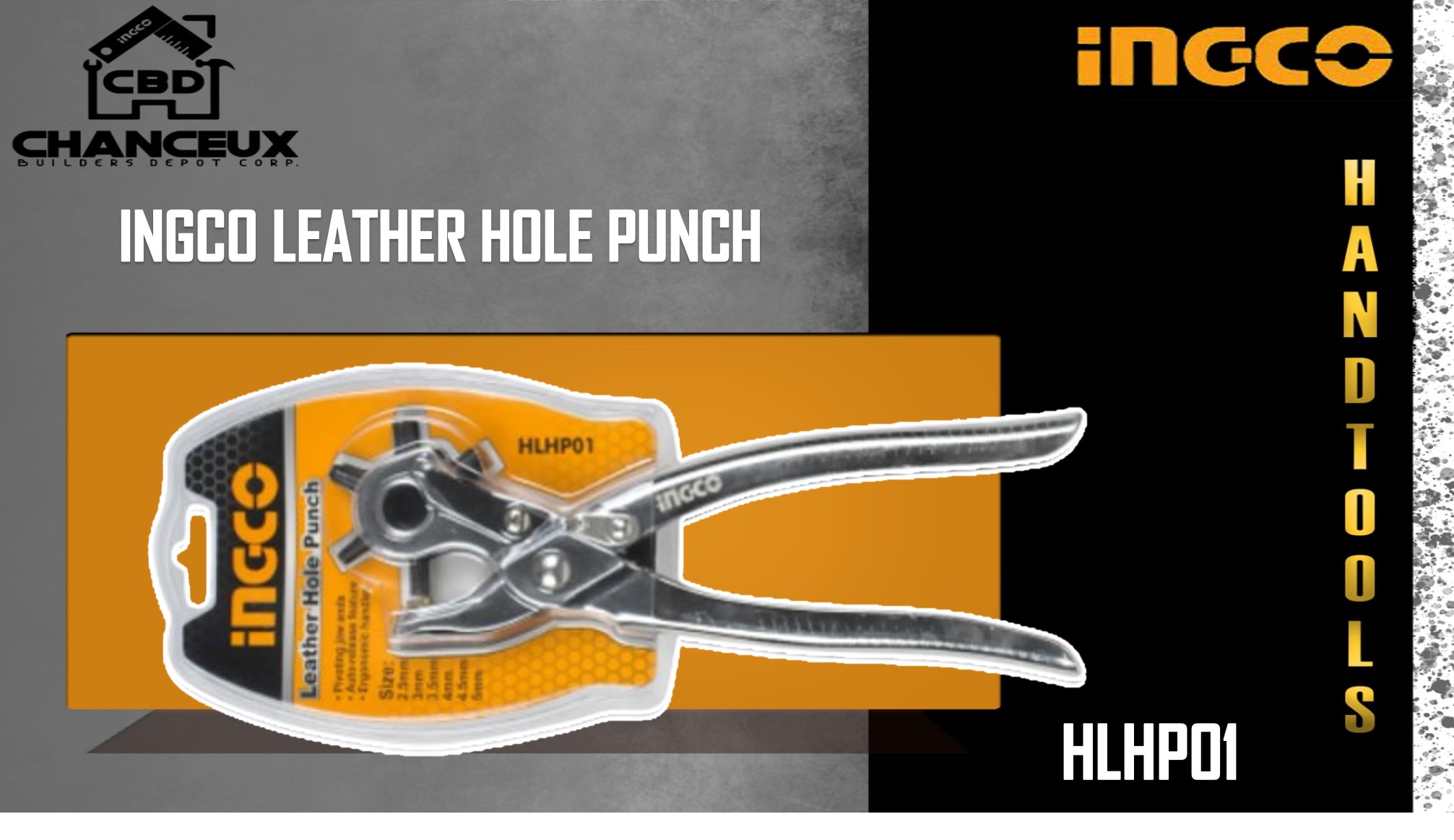 HLHP01 INGCO LEATHER HOLE PUNCH | Lazada PH