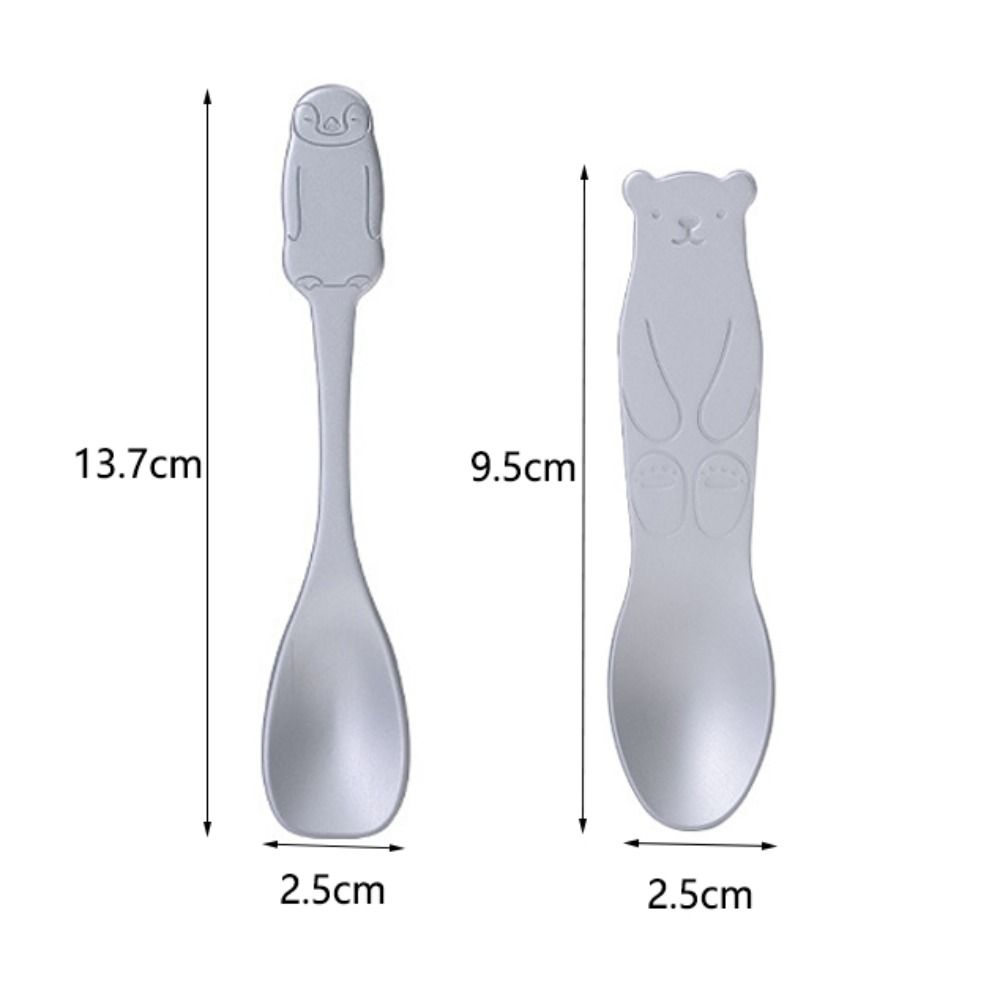 Kitchen Tableware Aluminum Ice Spoon Japan Self-melting Type Dessert ...