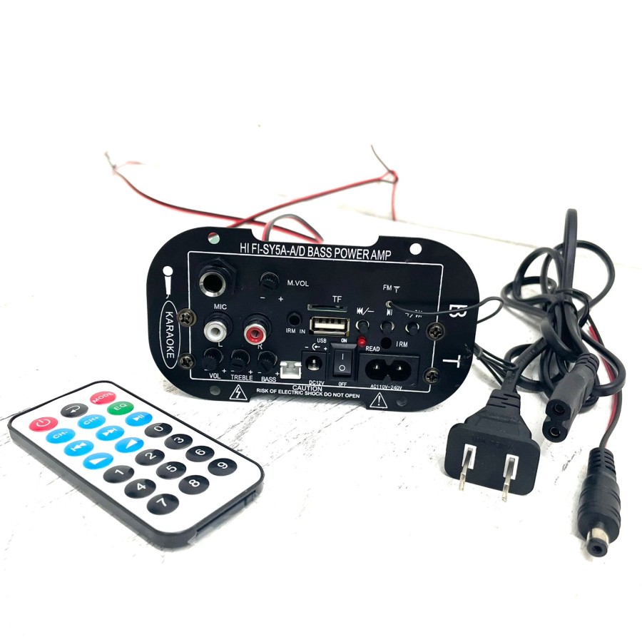 Mobil Bluetooth Amplifier Hi-fi Bass AC or DC Power Amplifier | Lazada ...