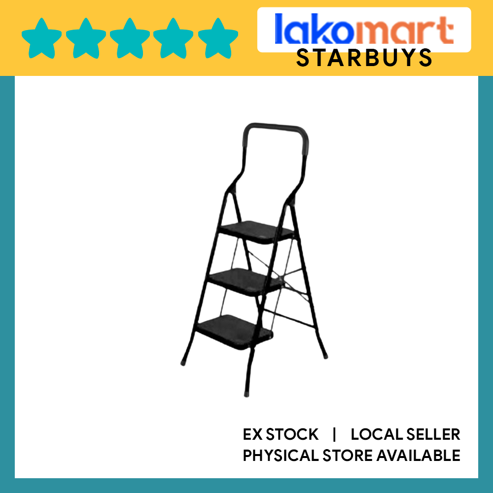 LOUISON Ladder Steel Broad Step 2 3 4 Steps | Lazada Singapore