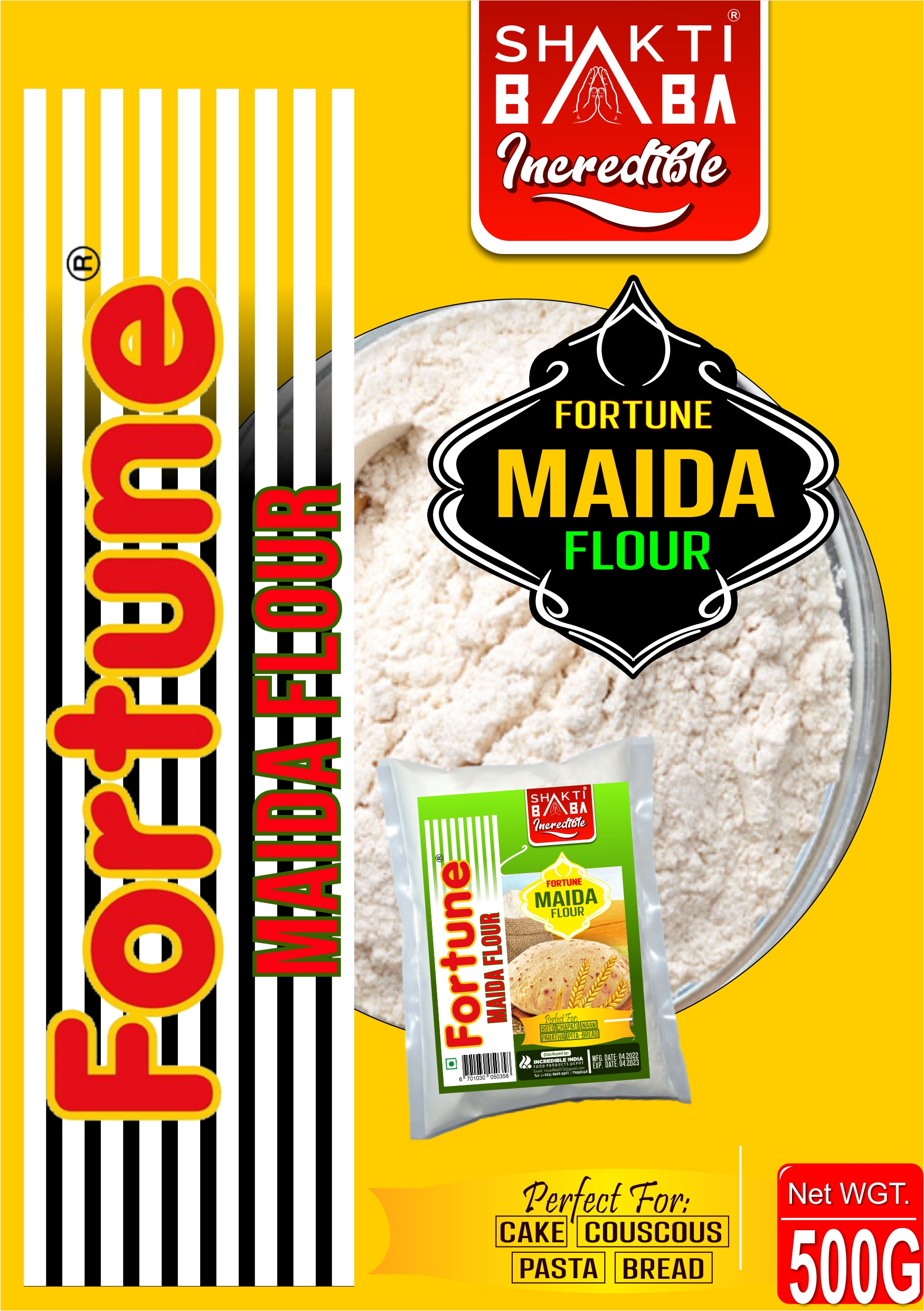 Shakti Baba Fortune Maida Flour 500g | Lazada PH
