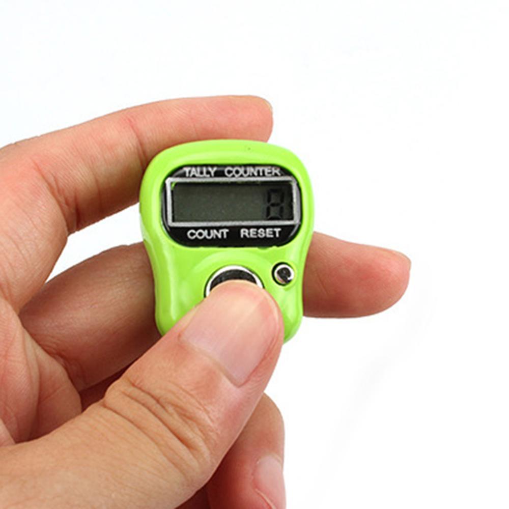 Electronic Finger Counter Ring LED Portable Digital Row Tally Pedometer ...