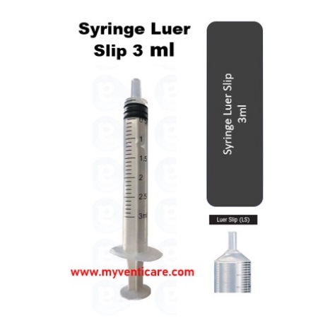 SYRINGE SLIP TIP WITHOUT NEEDLE 3ml (100pcs) | Lazada
