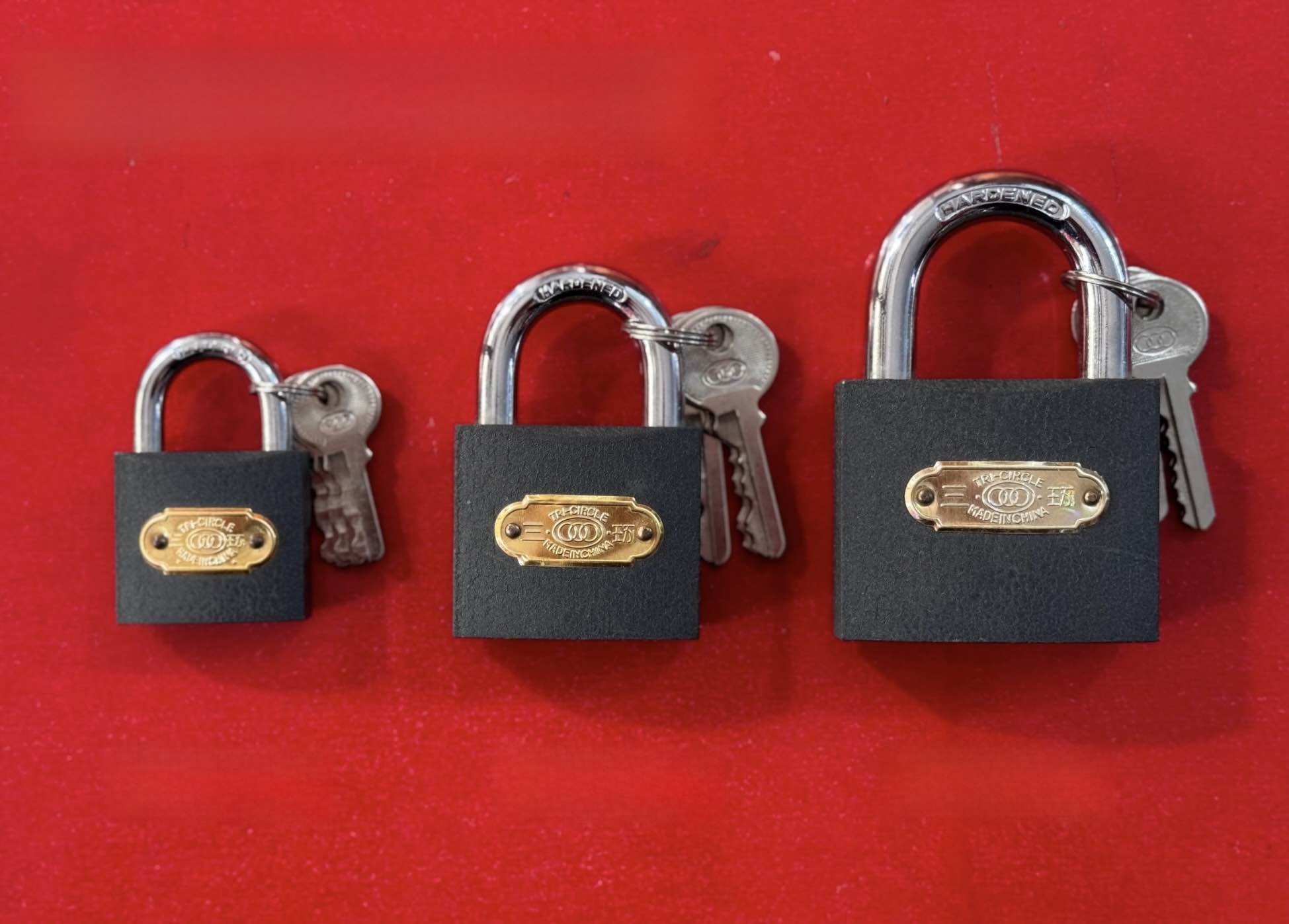 Tri-Circle Original Heavy Duty Pad Lock – High-Security Heavy Lock for ...