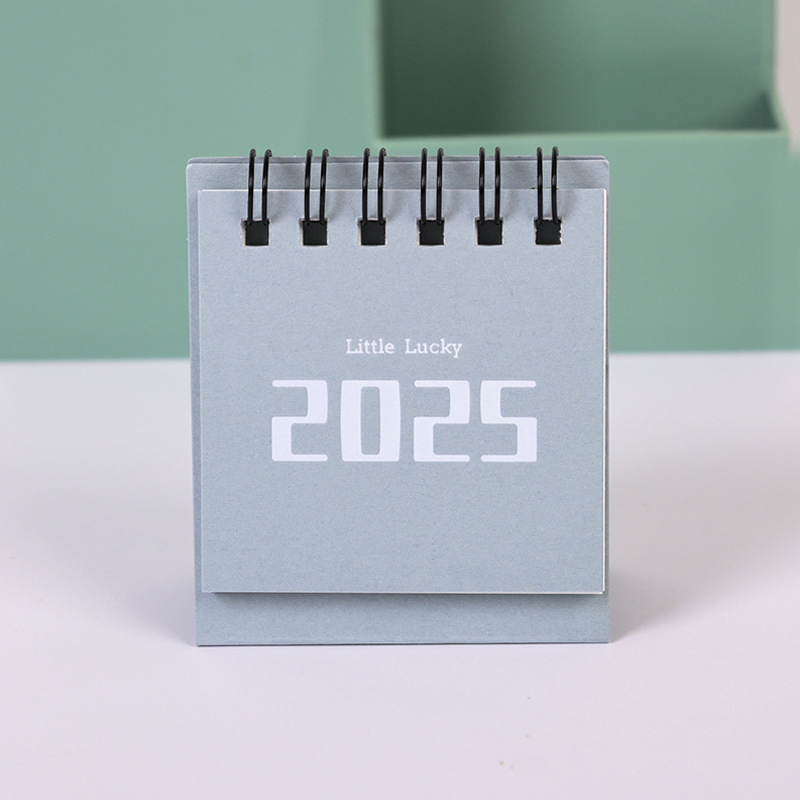 Black White 2024 2025 Desk Calendar Kawaii Coil Calendar To Do List ...