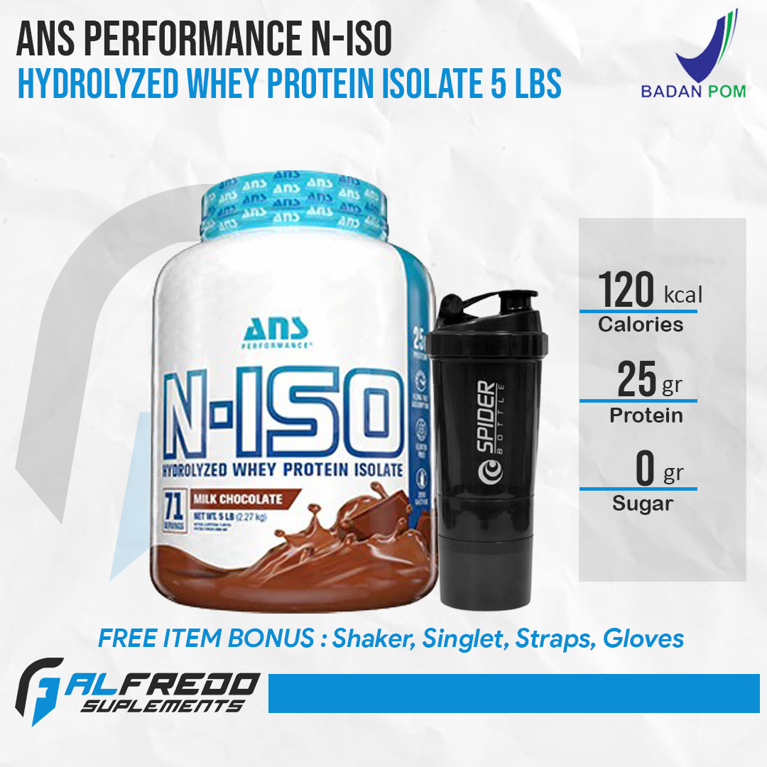 ANS Performance N-ISO 5 Lbs Hydrolized Whey Protein Isolate ANS N ISO ...