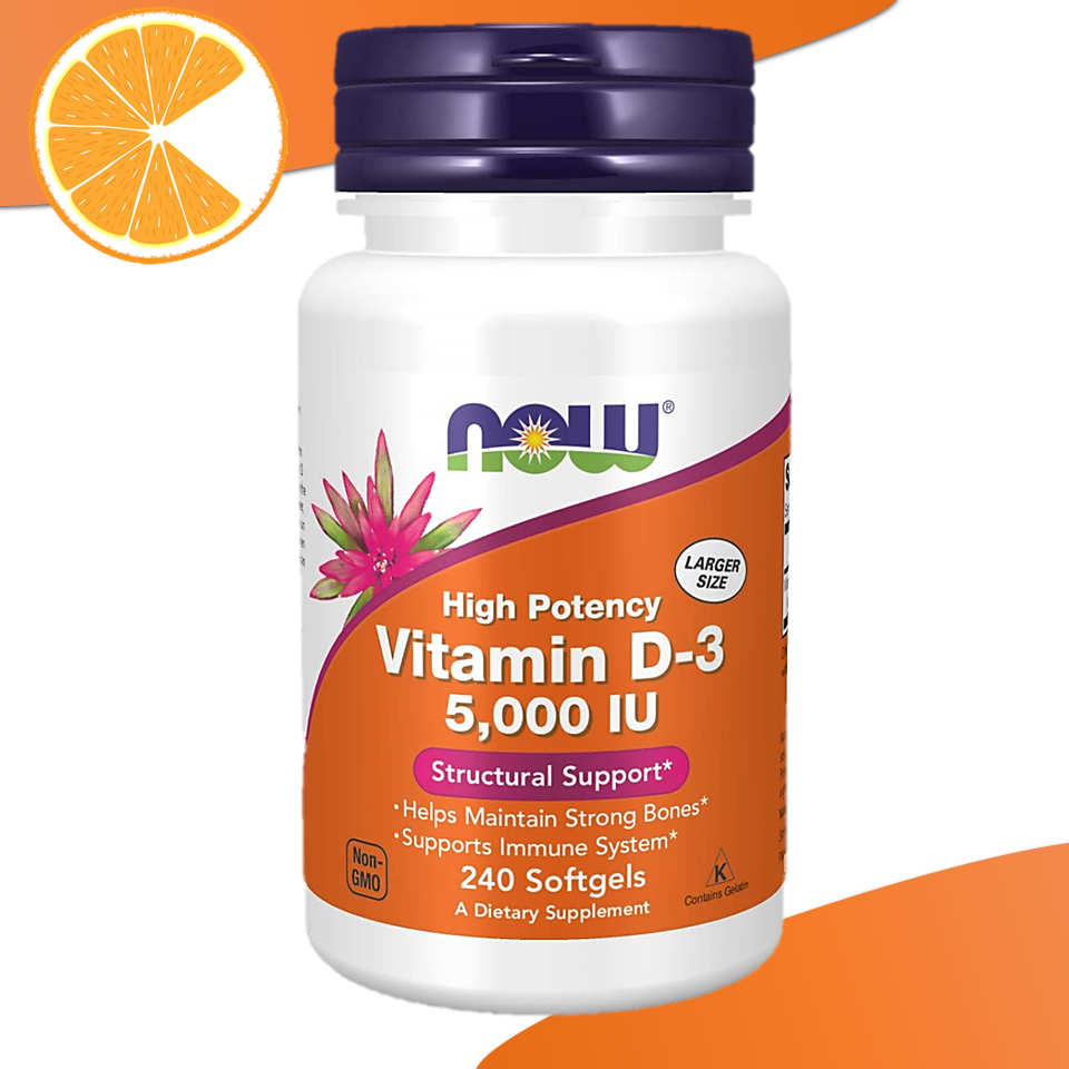 Now High Potency Vitamin D3 1000IU 180 Softgels / 5000IU 120 / 240 Softgels | Lazada PH