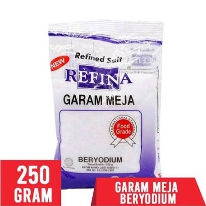 REFINA Garam Dapur / Refina Garam Meja Refined Salt 250 gr | Lazada ...