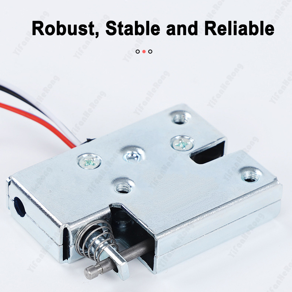12v Dc 2.5a Mini Small Solenoid Lock Electromagnetic Electric Control ...
