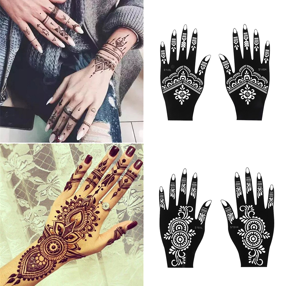 【Exclusive Discount】New Fashion Henna Tattoo Temporary Hand Tattoos DIY ...