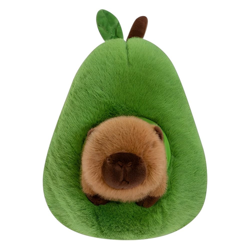 DSIUY Animals Avocado Capybara Plush Toy Simulation Capybara Cute ...