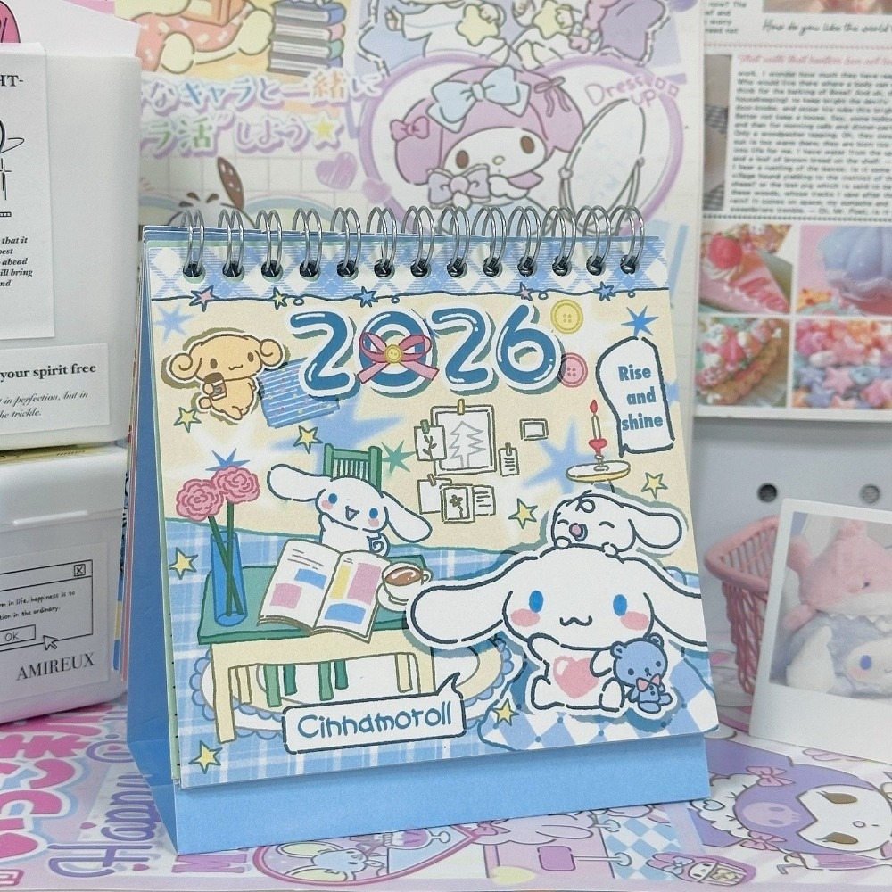 Retro Convenient Graffiti Comic Calendar Crayon Shin-chan HelloKitty ...