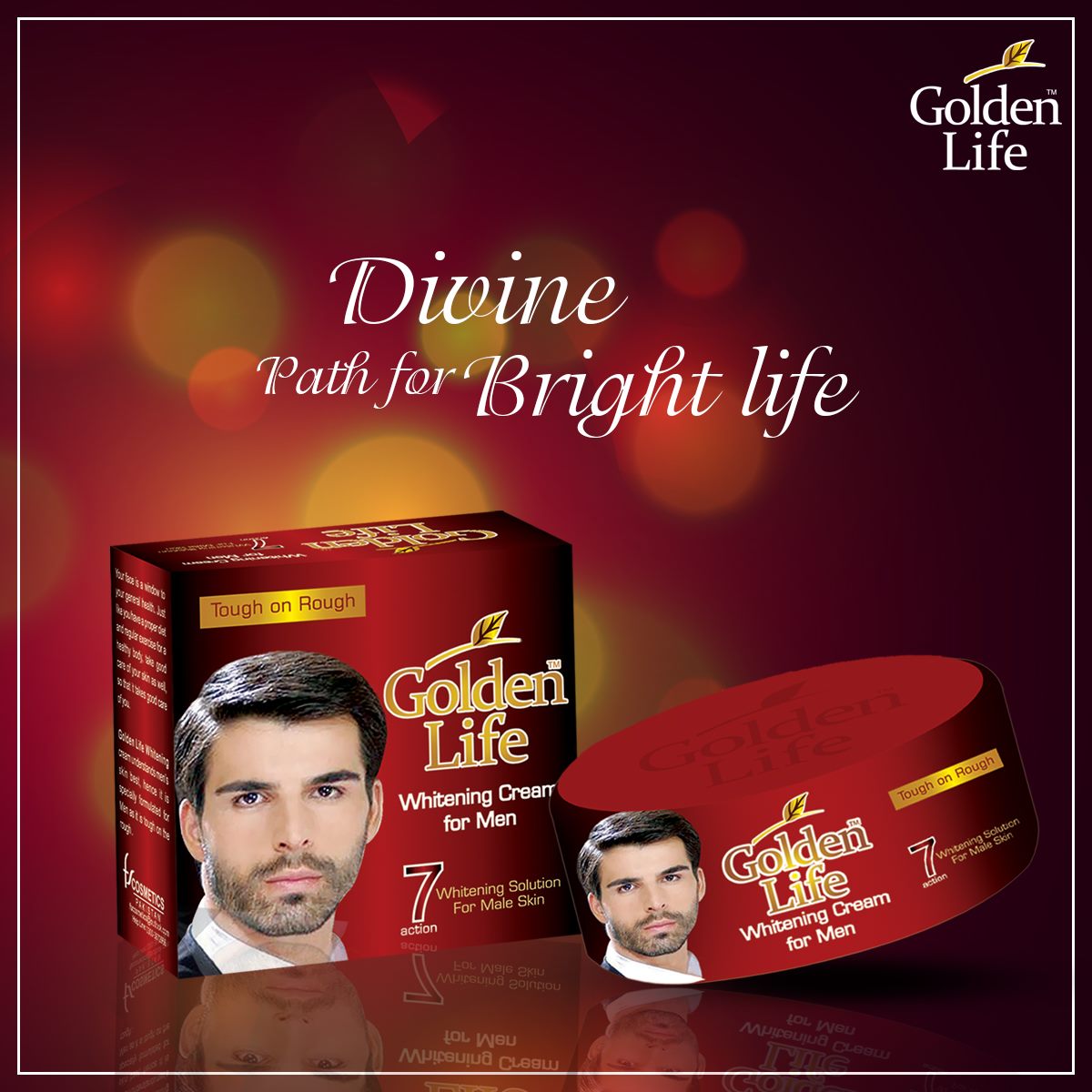 GOLDEN LIFE Glbm Beauty Cream For Men 7 Whitening Solutions For Men Skin 30g | Daraz.lk
