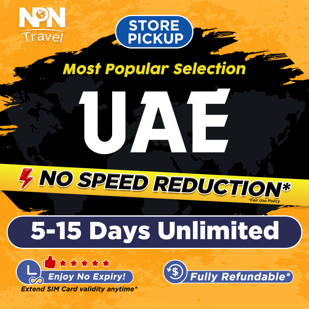 UAE SIM Card Ultra 5-15 Days Daily 500MB-2GB Unlimited Data | Instant ...