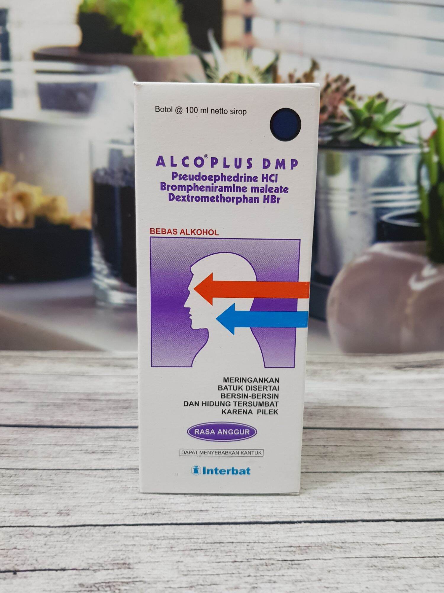 alco plus dmp 100ml sirup obat batuk kering dan pilek | Lazada Indonesia