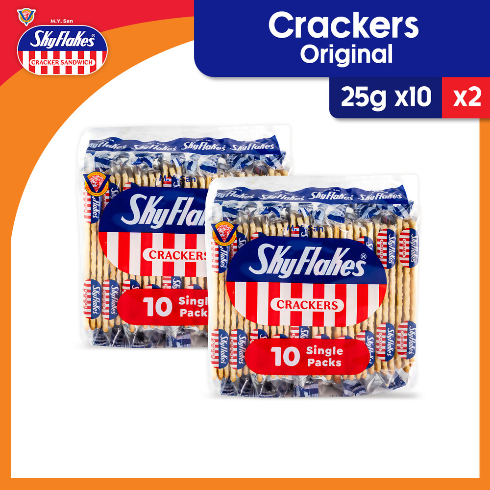 Skyflakes Crackers 25g x 10 x2 | Lazada PH