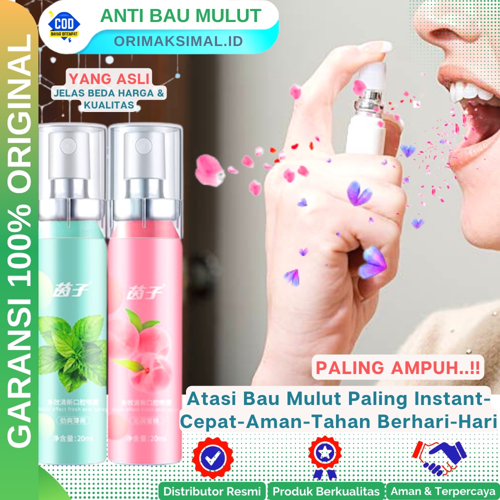 Yinzi Mouth Spray Penghilang Bau Mulut Pengharum Mulut Penyegar Nafas ...