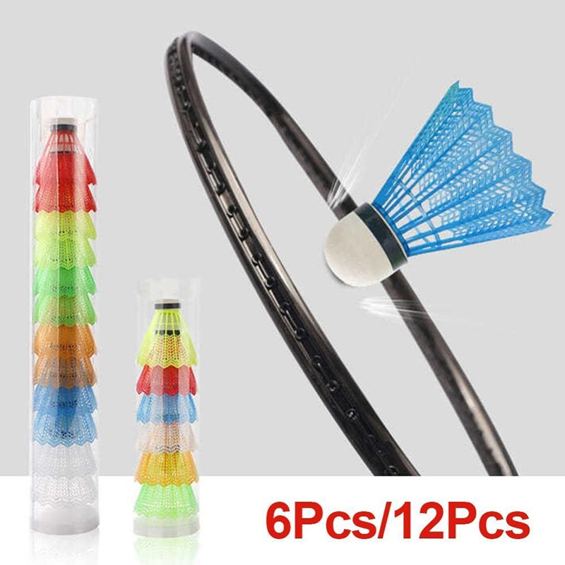 6/12 Pcs/Set Colorful Shuttlecocks Badminton Foam Balls Sport Games ...