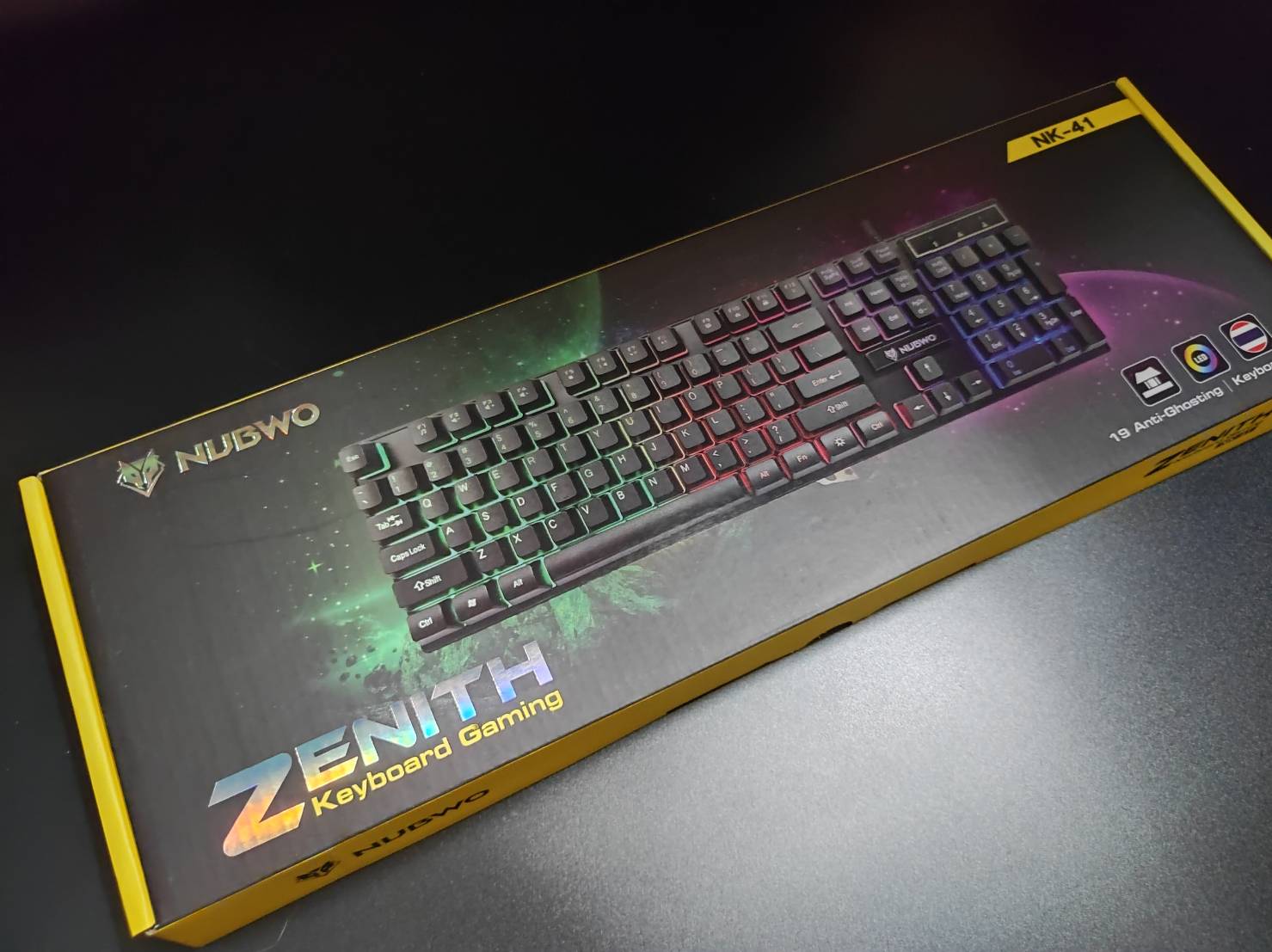 แท้ประกันศูนย์ ไฟสวยๆกระพริบได้ราคาเบาๆNUBWO NK-41 ZENITH keyboard ...