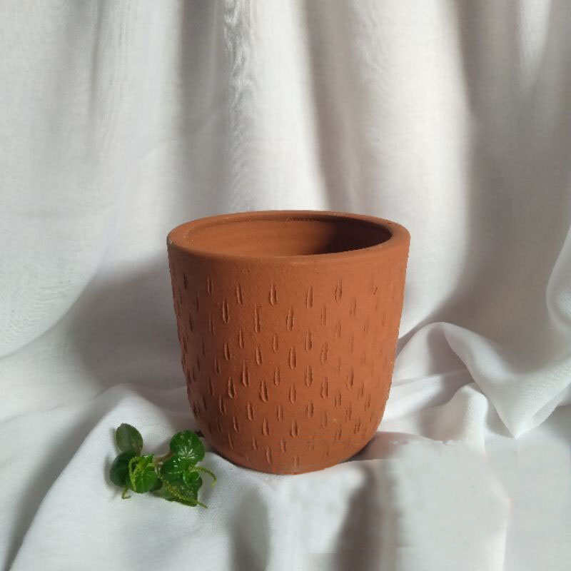 Guci Taman Pot Tanaman Kaktus Sukulen Besar 20 cm Pot Terracota Tanah ...