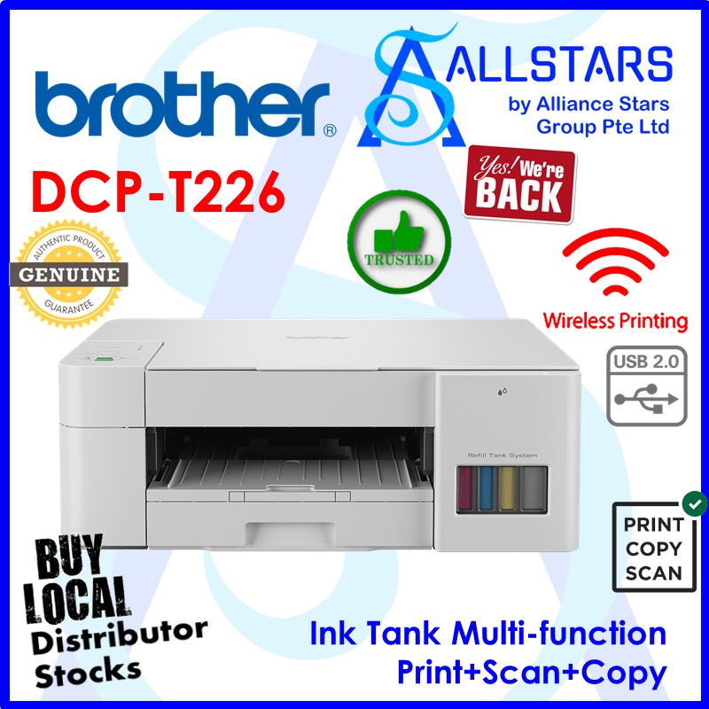 (ALLSTARS PROMO) Brother DCP-T226 / T226 Ink Tank / Multi-Function ...