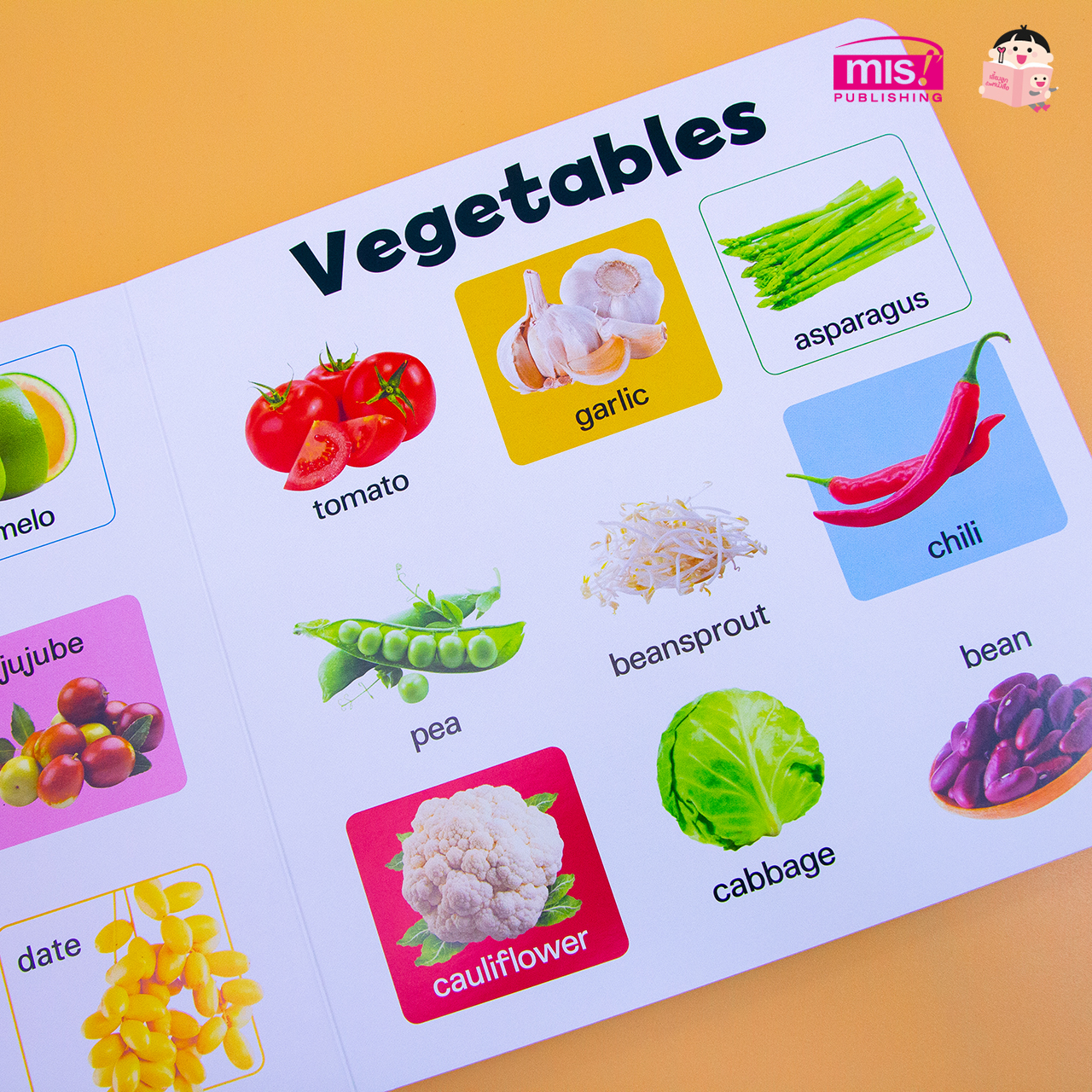 100 First Fruits Vegetables (Board Book) - สำนักพิมพ์เอ็มไอเอส (MISBOOK ...