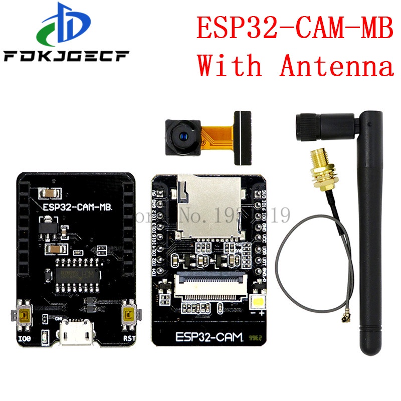 ESP32-CAM-MB MICRO USB ESP32 Serial to WiFi ESP32 CAM Board CH340 CH340G 5V Bluetooth+OV2640 ...