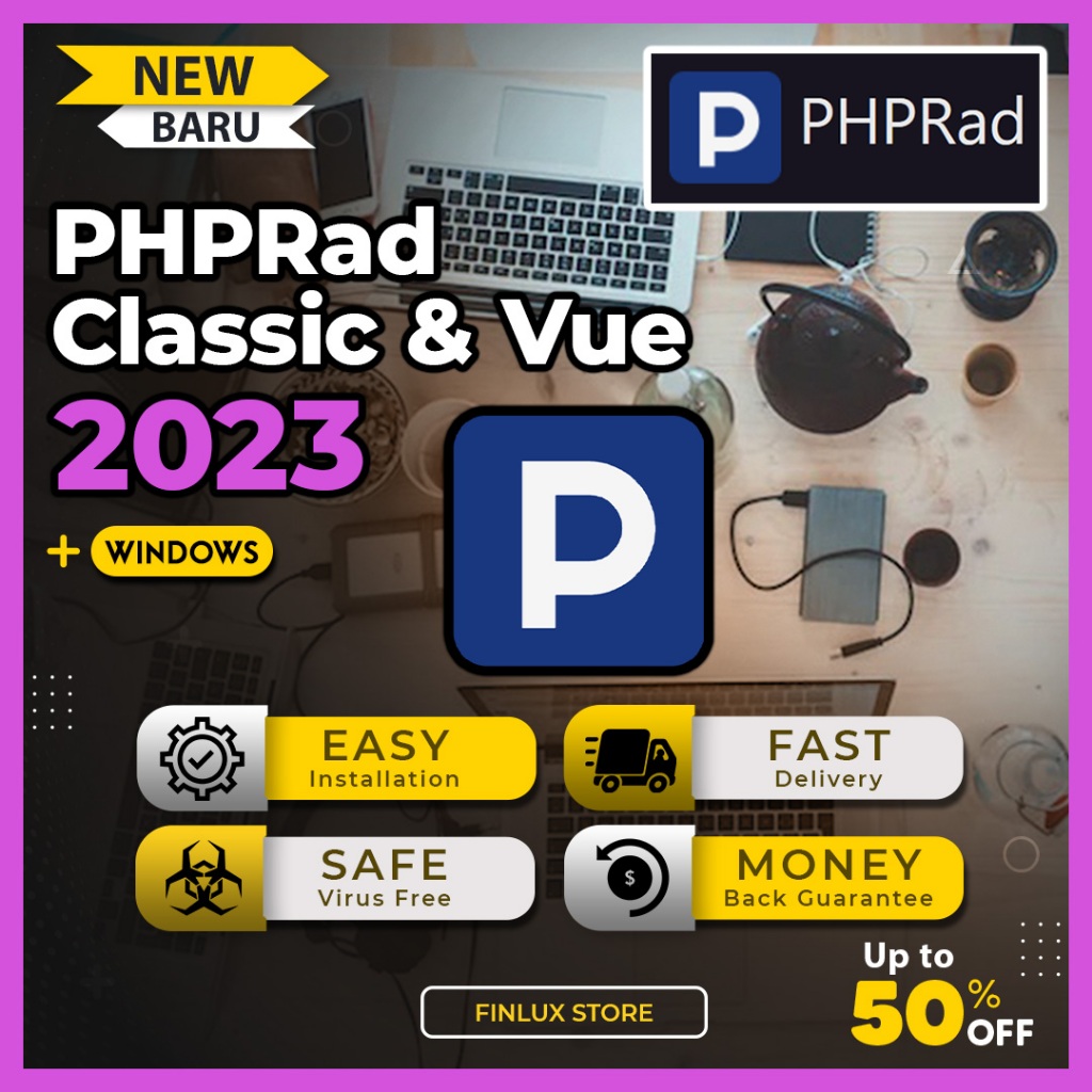 PHPRad Classic & PHPRad Vue 2023 Lifetime For Windows (Bundle) | PHP ...
