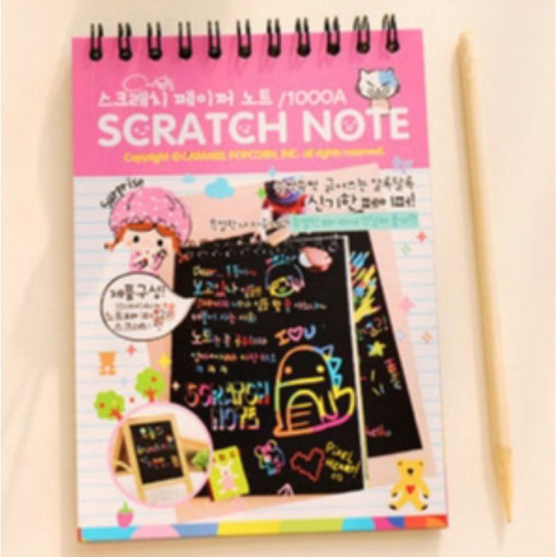 📔 Kids Scratch Book 📔 Children Day Gifts Writing Drawing Birthday Party ...