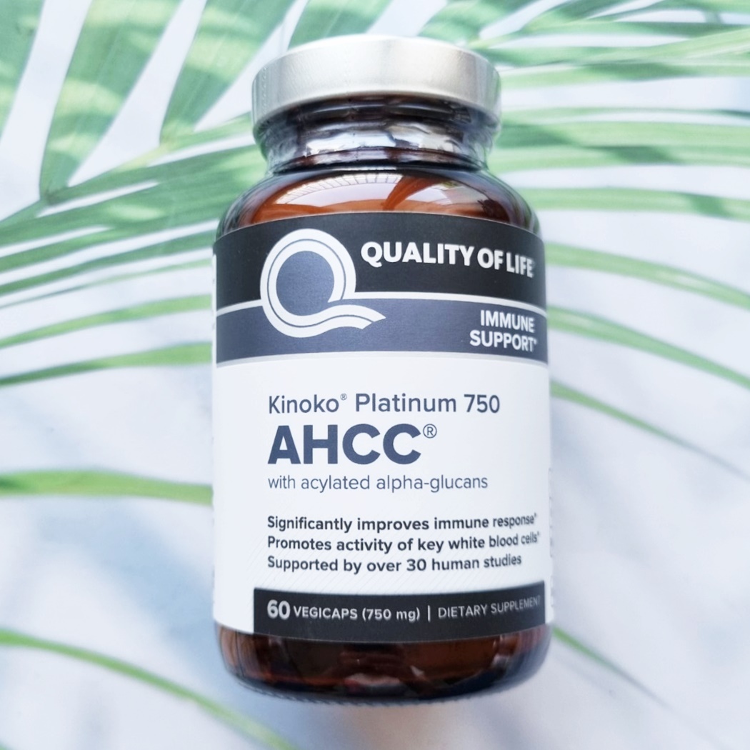 เอเอชซีซี สารสกัดจากเห็ดญี่ปุ่น Kinoko Platinum AHCC 750 mg 60 Vegicaps ...