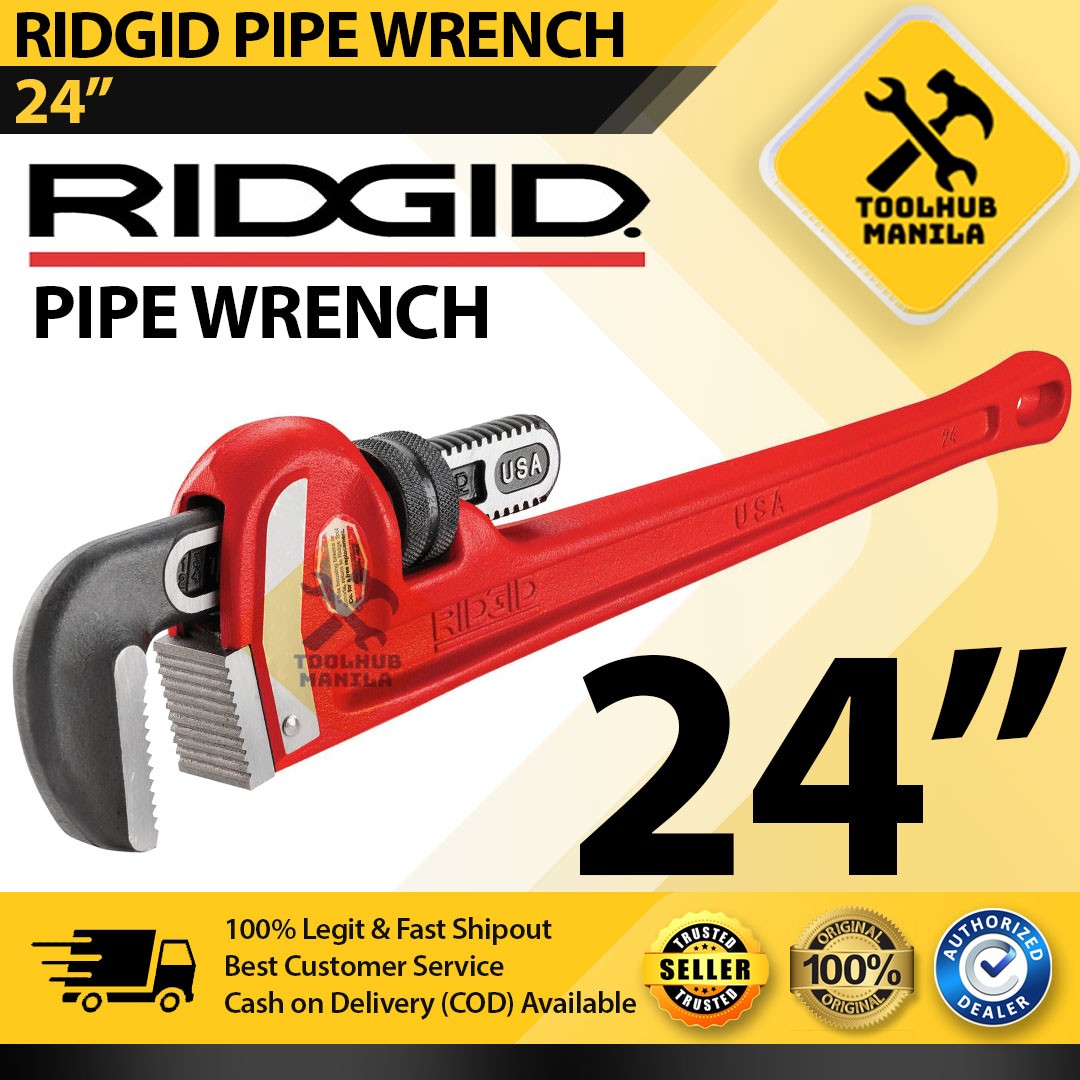100 ORIGINAL Ridgid Pipe Wrench 24 Lazada PH 100 ORIGINAL Ridgid Pipe Wrench 24 Lazada PH