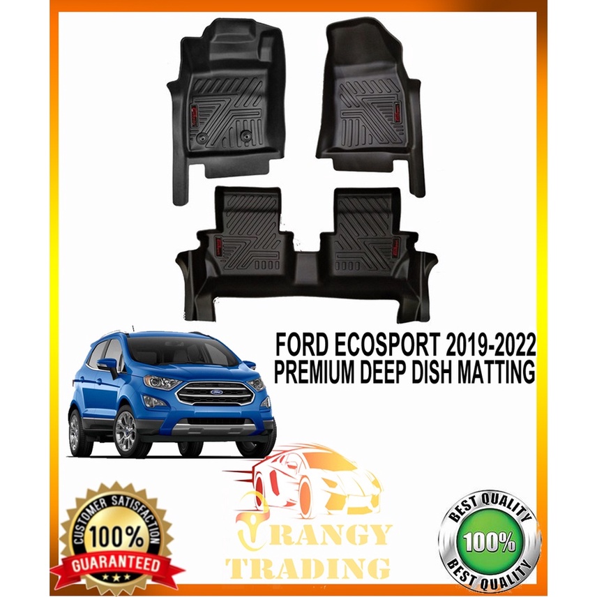 Ford Ecosport 2014 to 2024 OEM TPE / 5D / EXCELLENT Deep Dish Matting ...