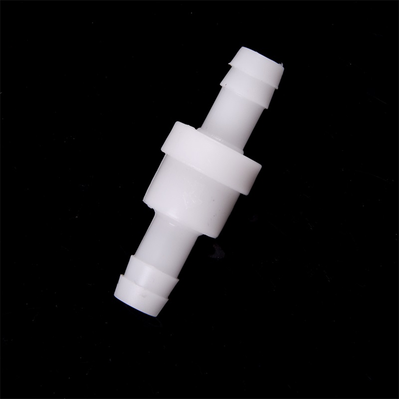 12mm 1/4" White Plastic Non Return Check Valve One Way Fuel Petrol ...