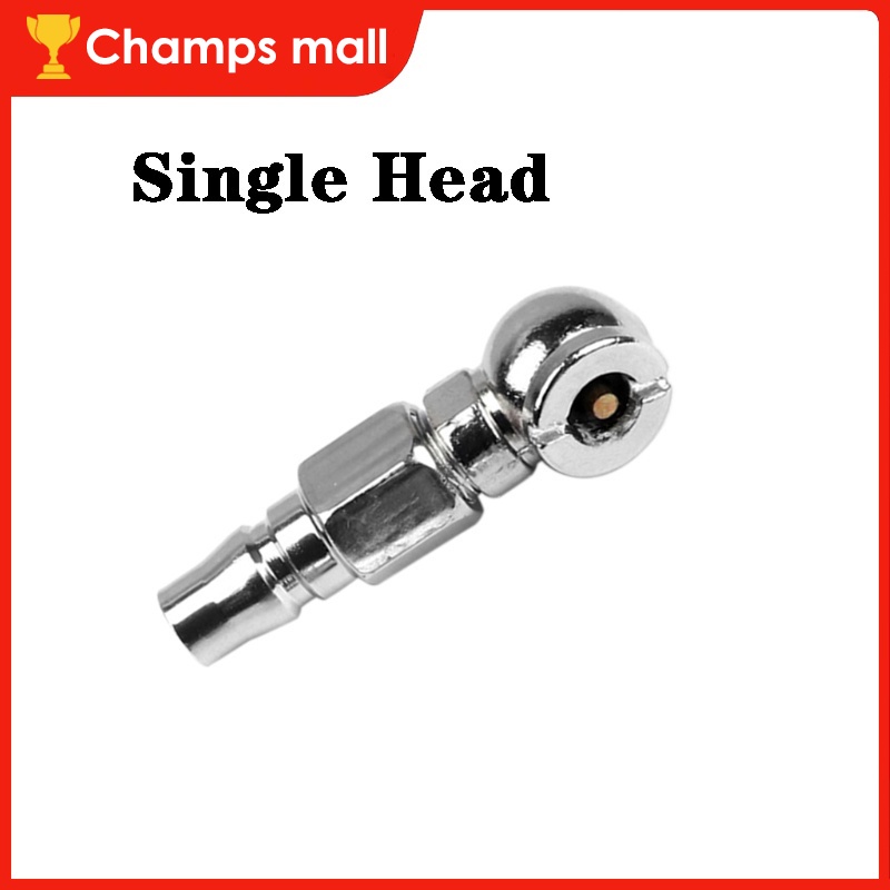 Double Head Tire Chuck Air Inflator Hose Nozzle Air Chuck Inflator Rod ...